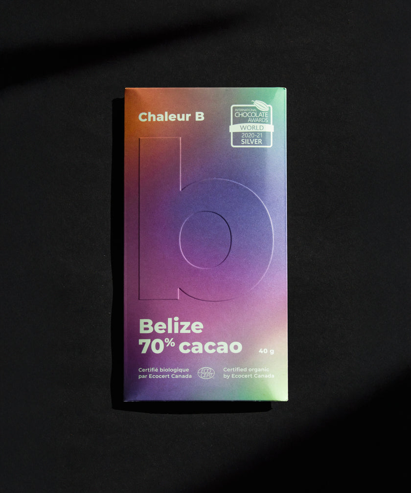 Belize Chocolate Bar 70% - Chocolate - Chaleur B – Brûlerie du Quai